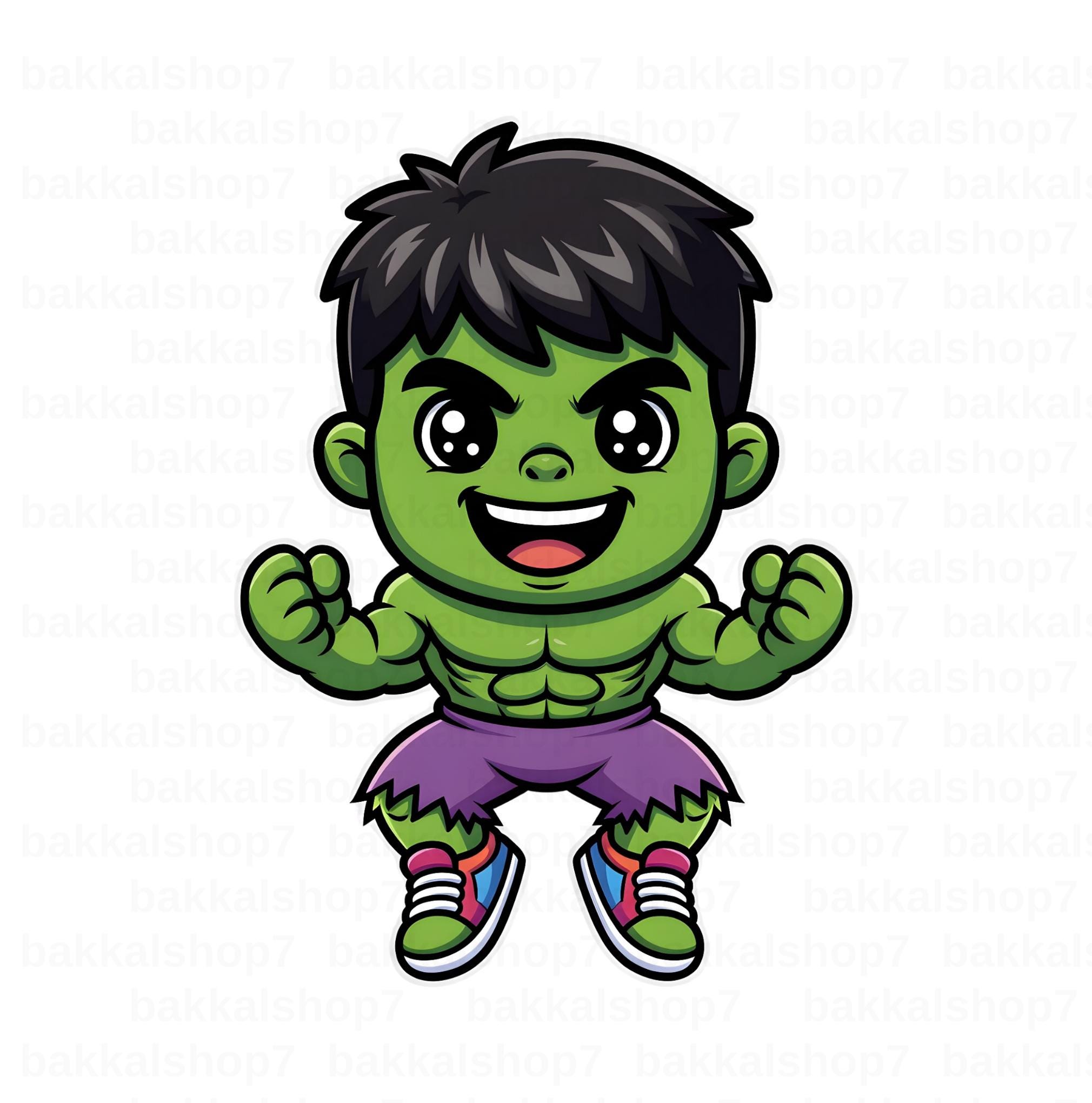 Green Superhero Clipart Bundle, Cute Kids Hero PNG Set, Cartoon Green ...