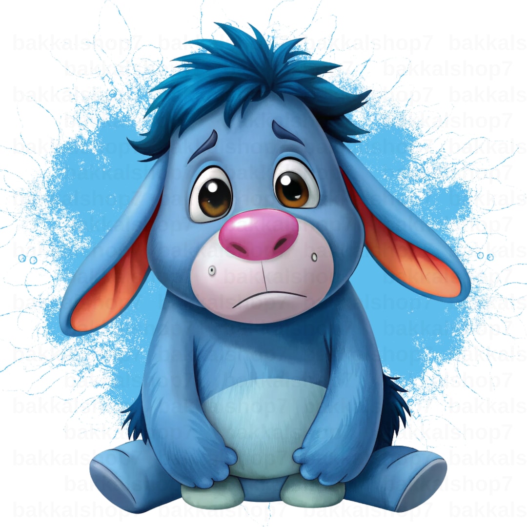 Eeyore Png, Eeyore Clipart, Cute Eeyore , Transparent Design - Etsy