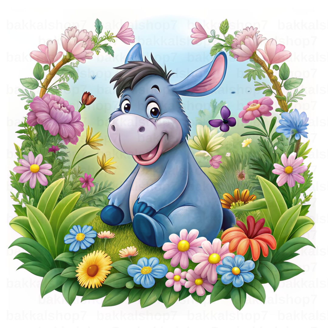 Eeyore Png, Eeyore Clipart, Cute Eeyore , Transparent Design - Etsy