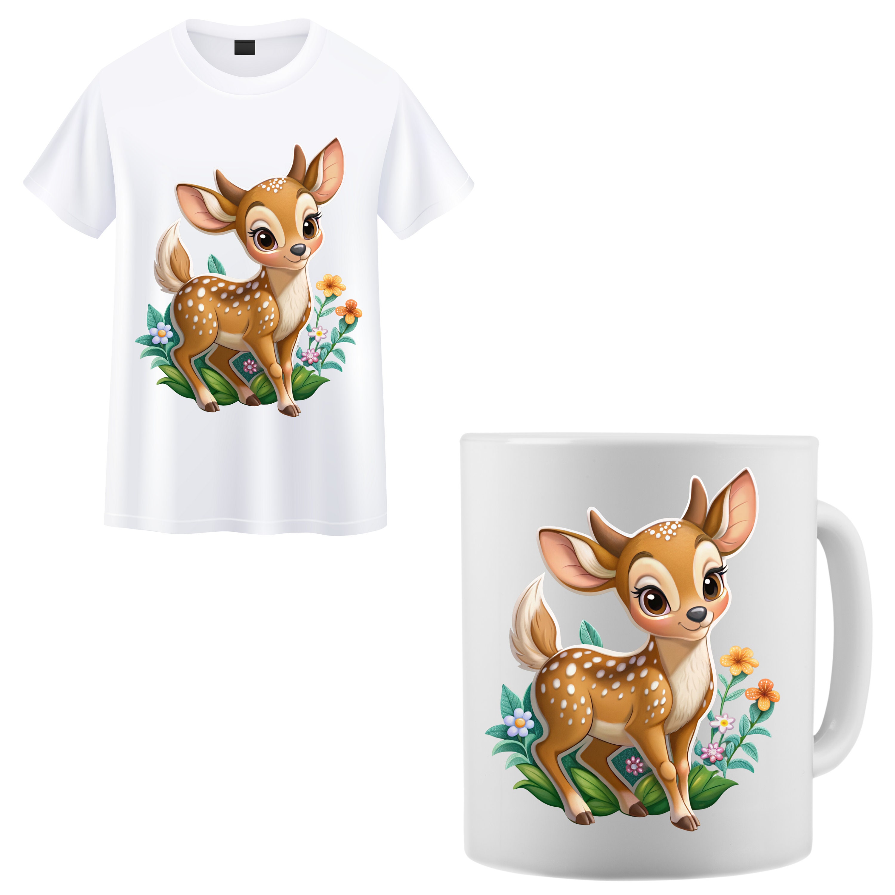 Cute Bambi Clipart, Bambi Png, Transparent Design, DİGİTAL DOWNLOAD - Etsy