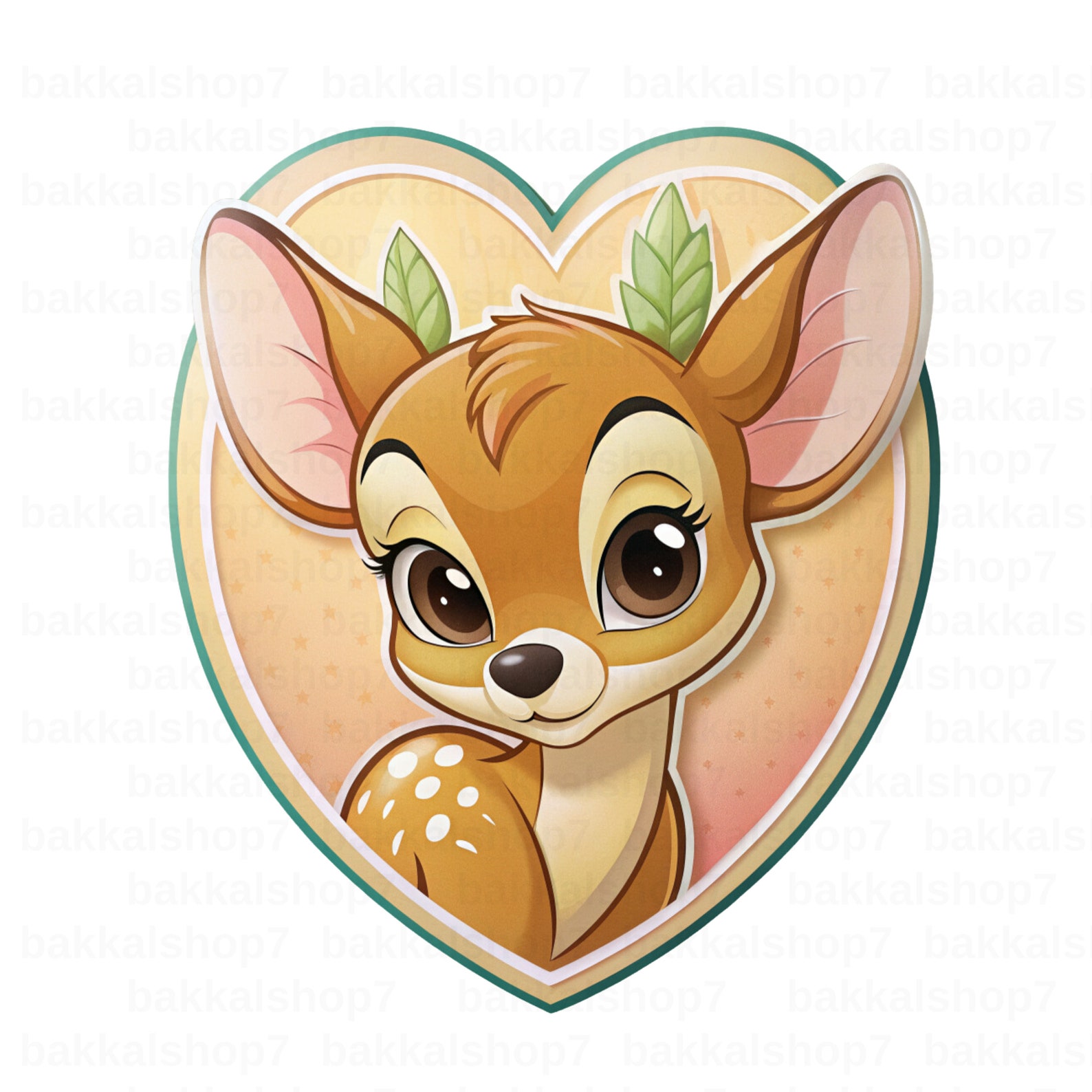 Cute Bambi Clipart, Bambi Png, Transparent Design, DİGİTAL DOWNLOAD - Etsy