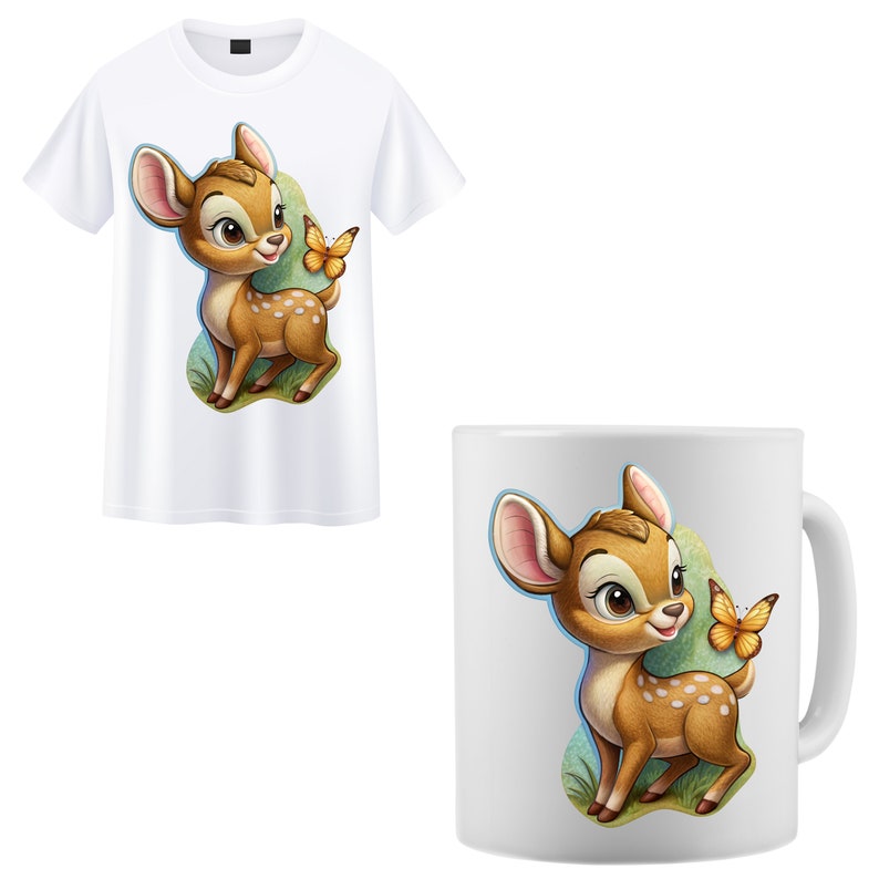 Cute Bambi Clipart, Bambi Png, Transparent Design, DİGİTAL DOWNLOAD - Etsy