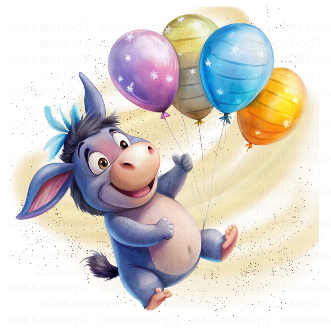 Eeyore Png, Eeyore Clipart, Cute Eeyore , Transparent Design - Etsy