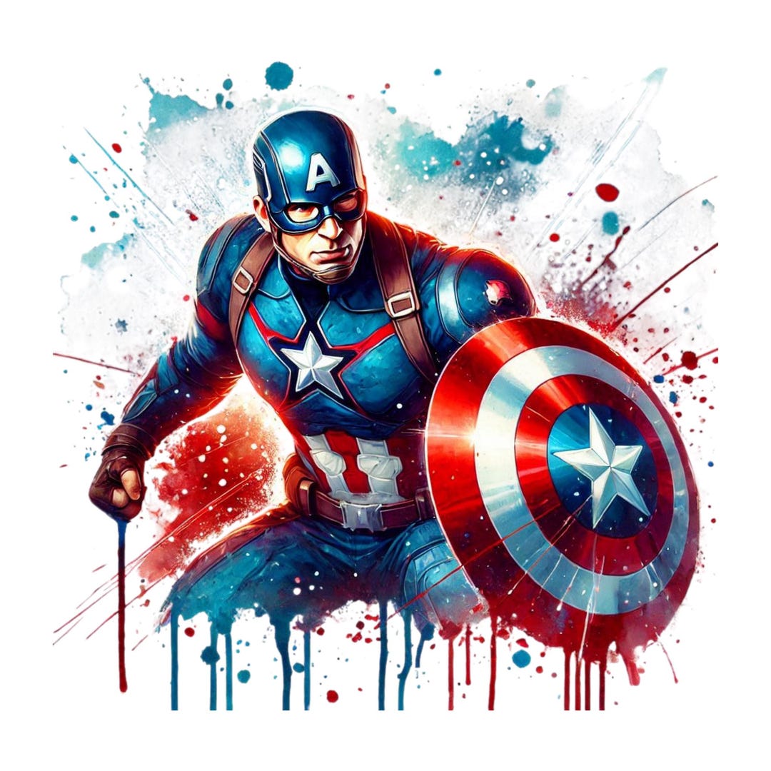 Captain America PNG, Hero Captain America Clipart, Transparent Design ...