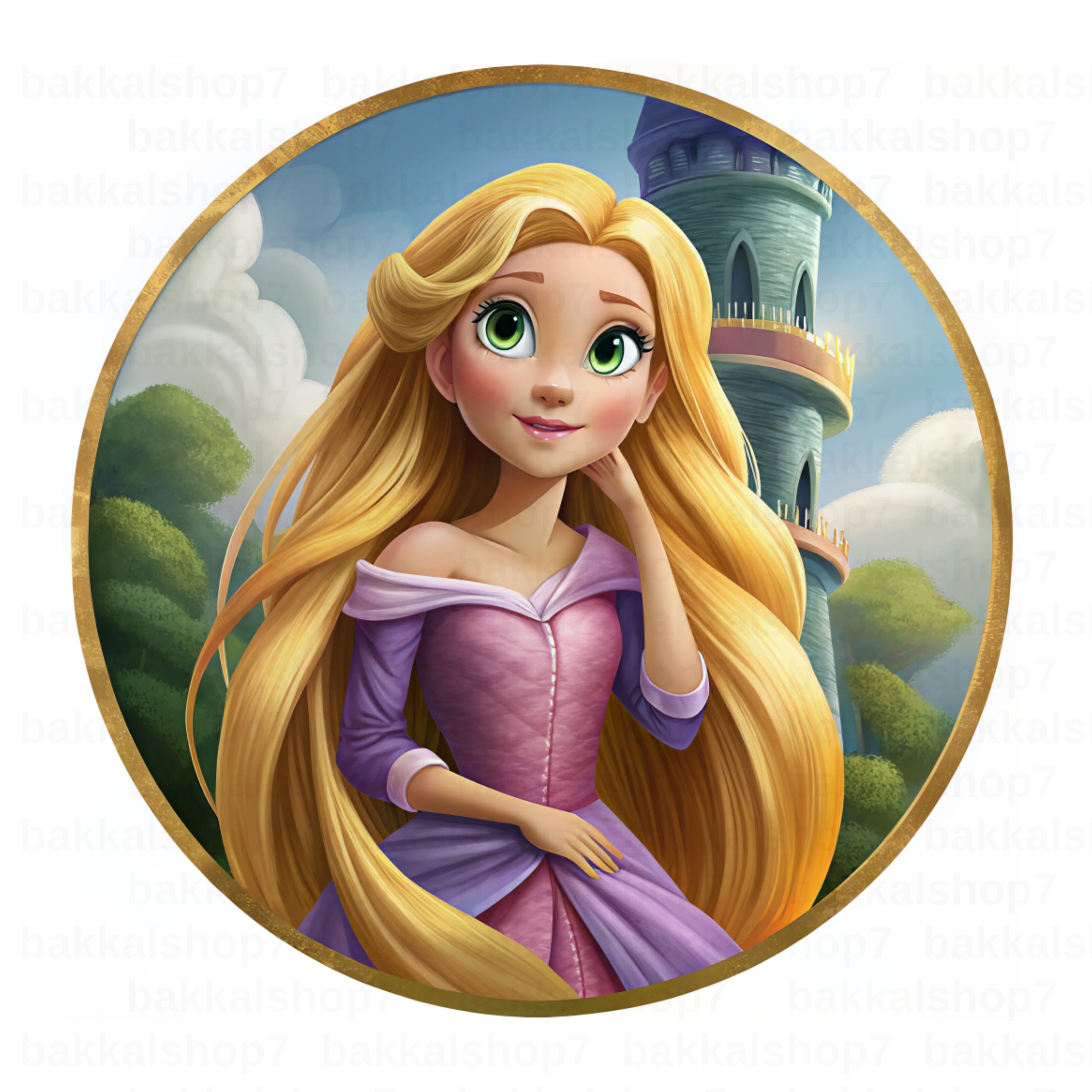 Rapunzel Png, Rapunzel Clipart, Cute Rapunzel , Transparent Design - Etsy