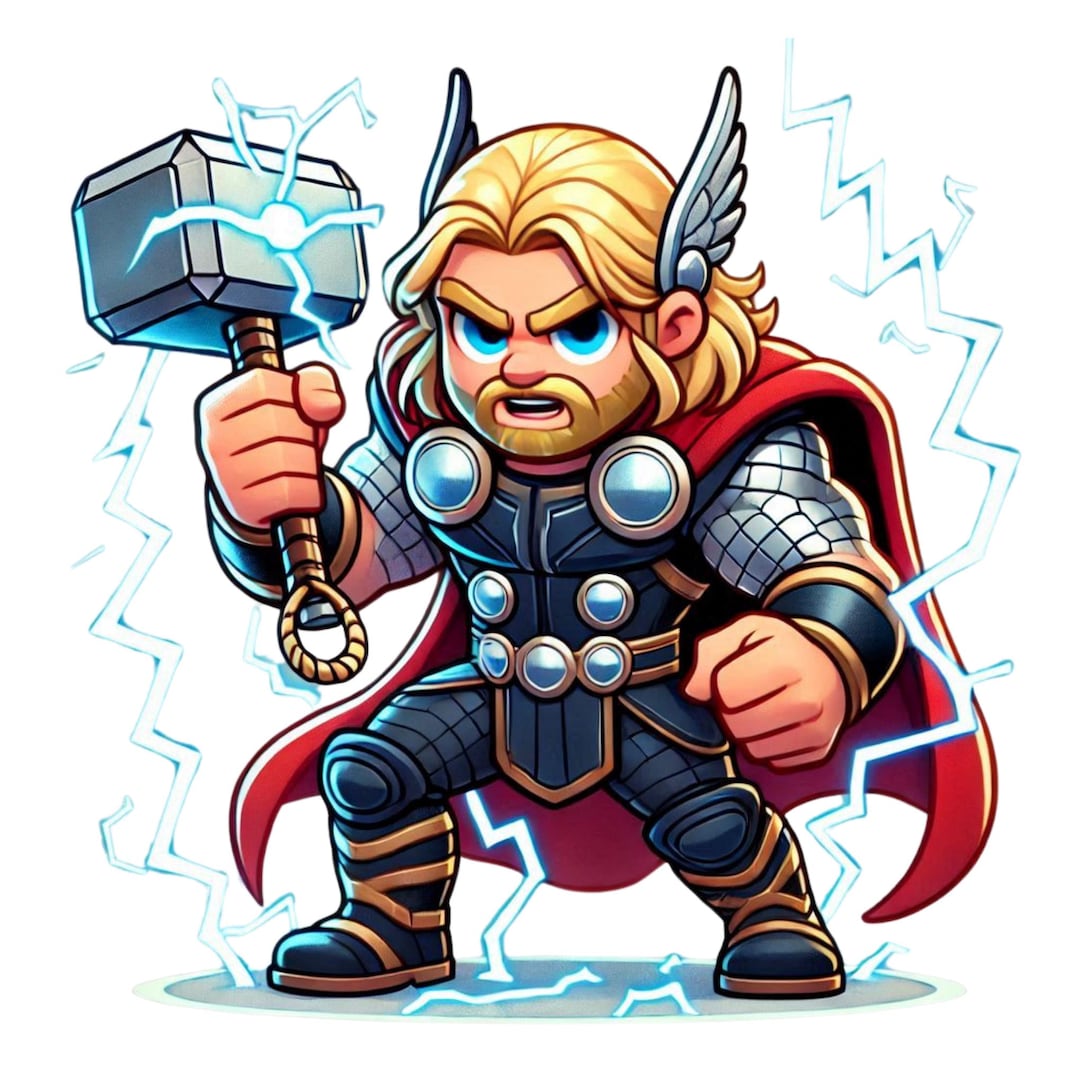 Thor PNG, Thor Hammer Clipart, Transparent Design, DIGITAL DOWNLOAD - Etsy