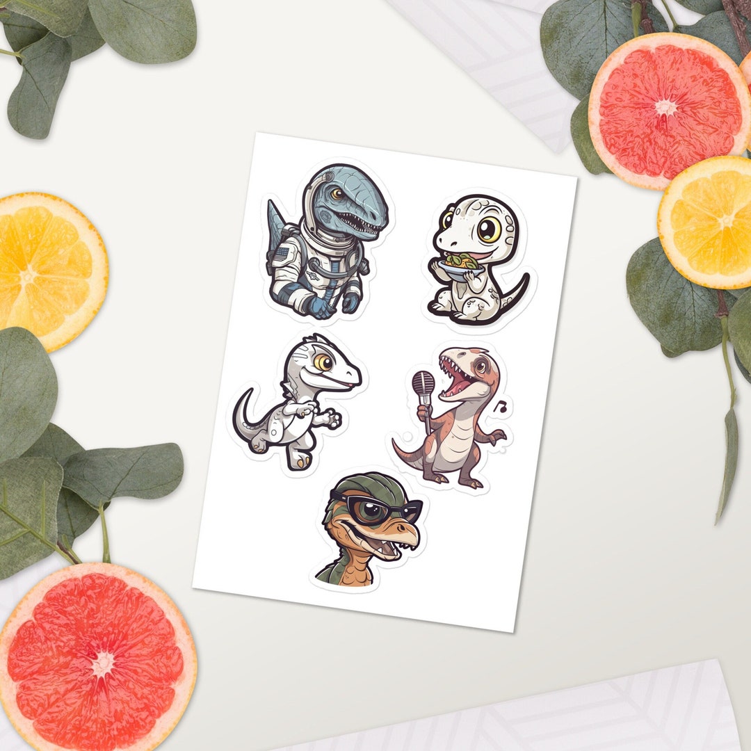 Velociraptor Sticker Pack - Etsy