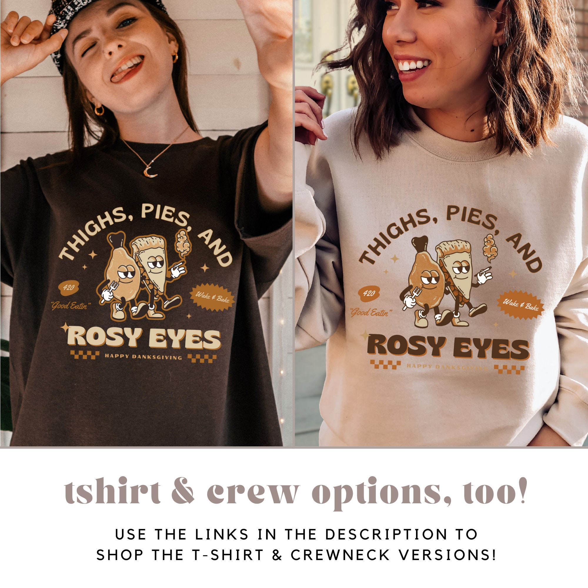 Retro Stoner Thanksgiving Hoodie Funny Pot Head Cartoon Stoner Girl ...