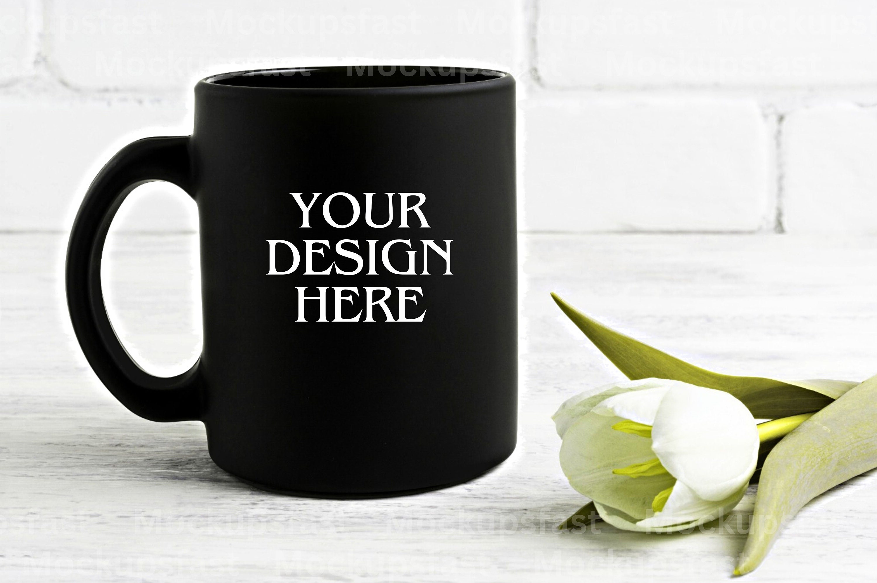 Plain Black Mug Mockup, Plain Mug Mockup, Black Mug Mockup, 11oz ...