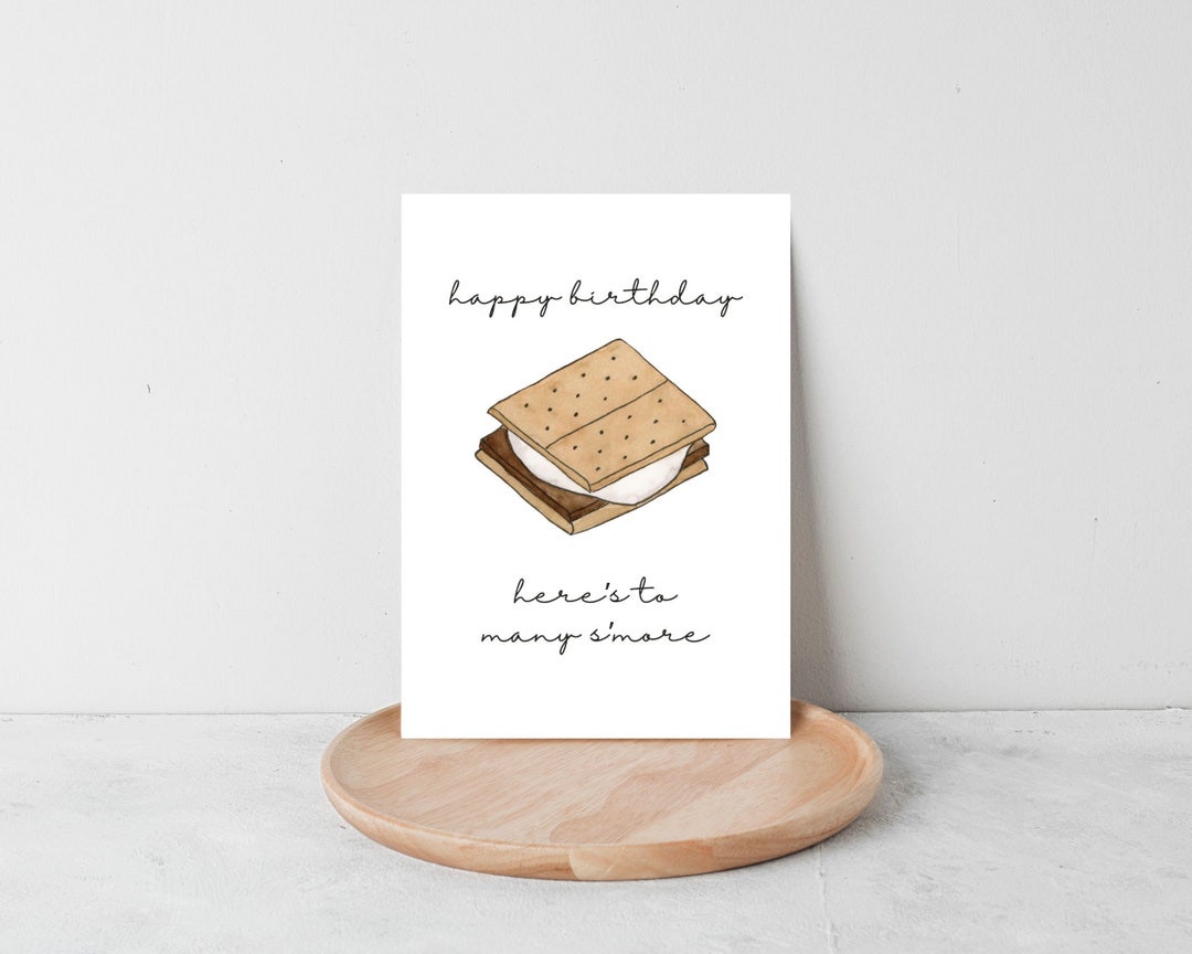 Printable Birthday Card, 5x7 Birthday Card, Digital Download, 5x7 Cute ...