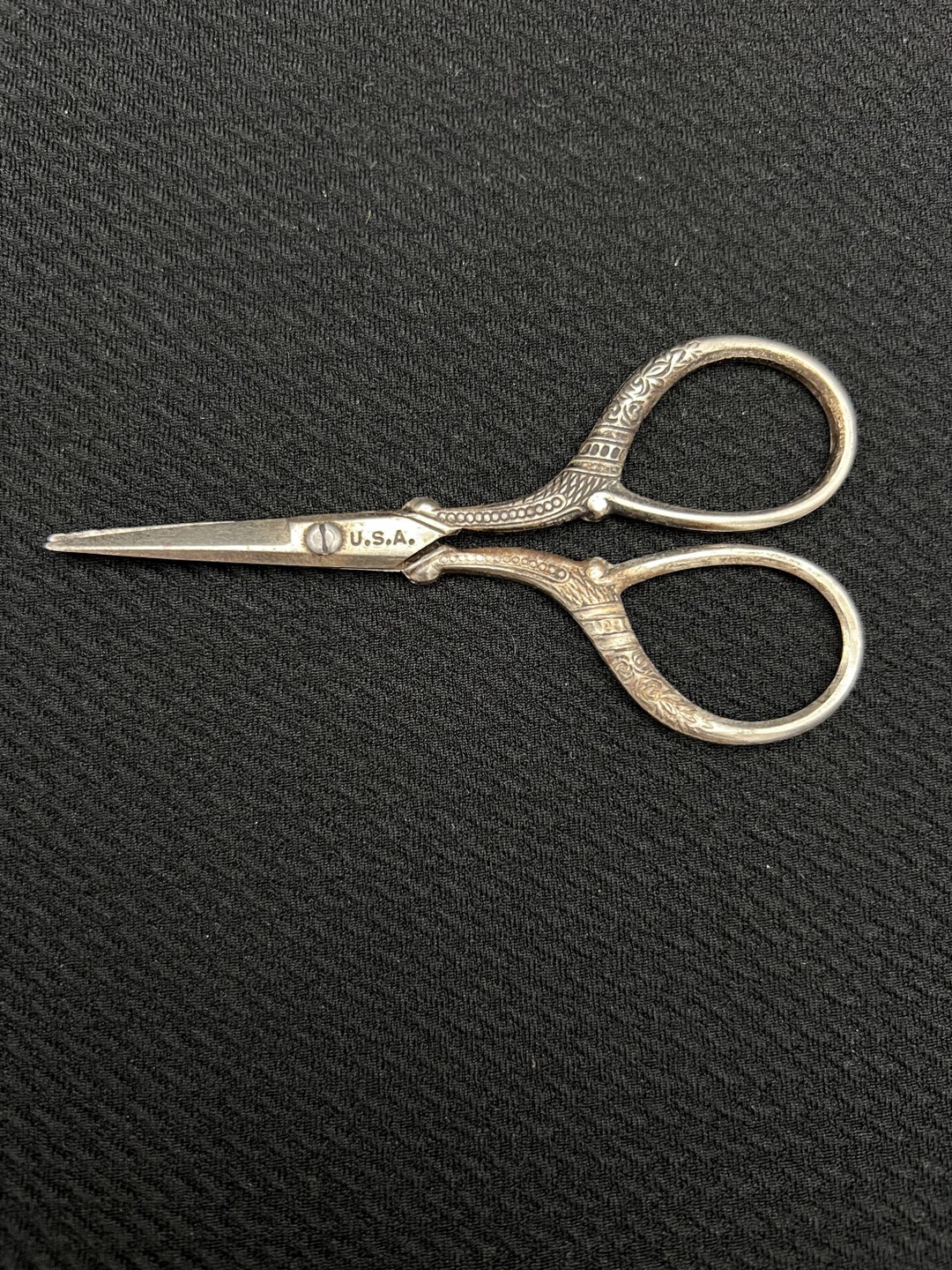 Vintage Ornate Embroidery Scissors - Made in USA - Etsy