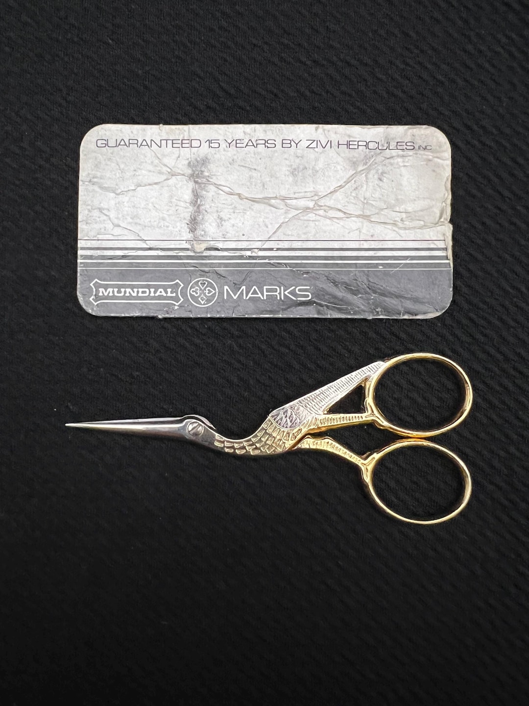 Vintage Mundail Marks Stork Embroidering Scissors - Etsy