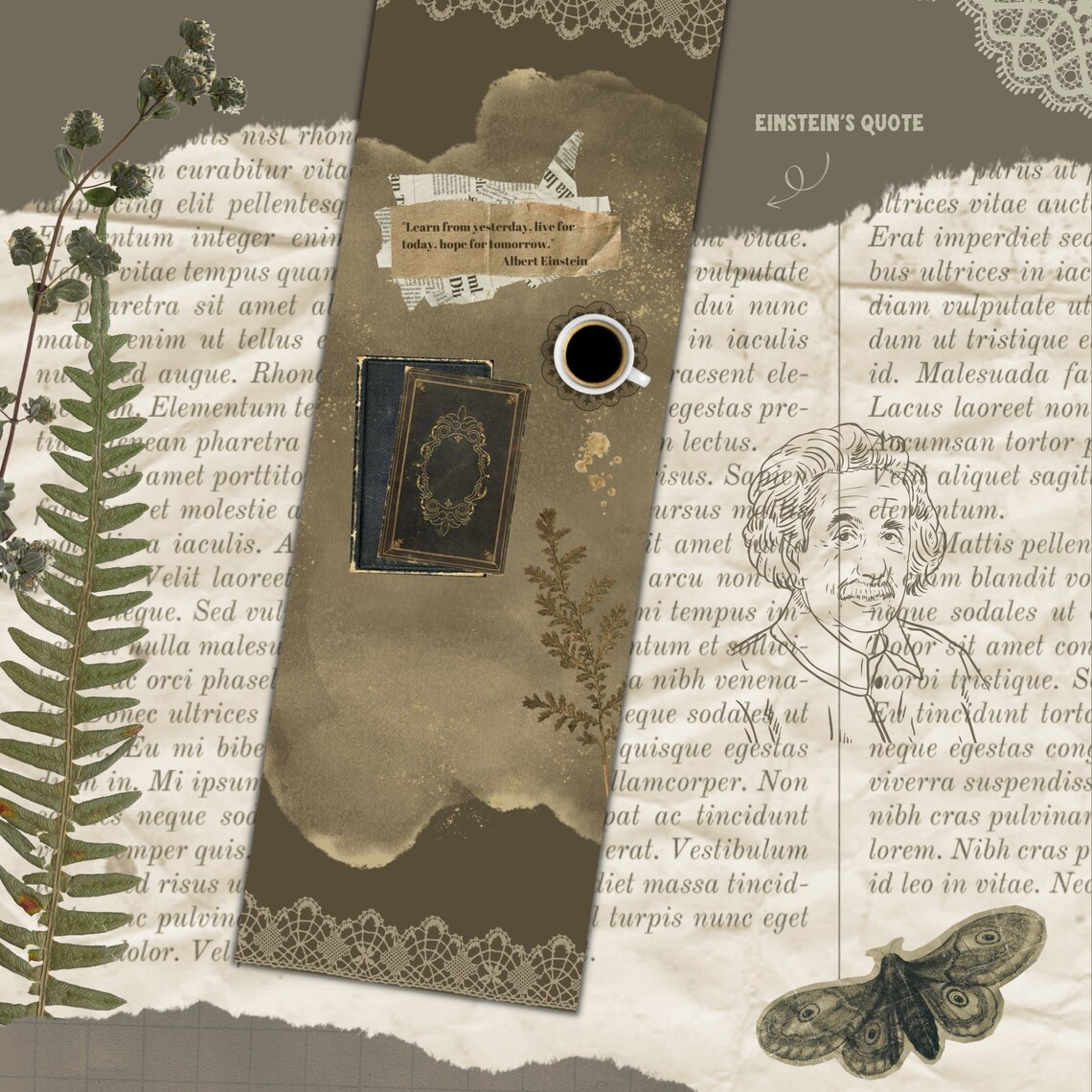 Printable Bookmarks With Quotes Printable Bookmark Set Printable Book ...