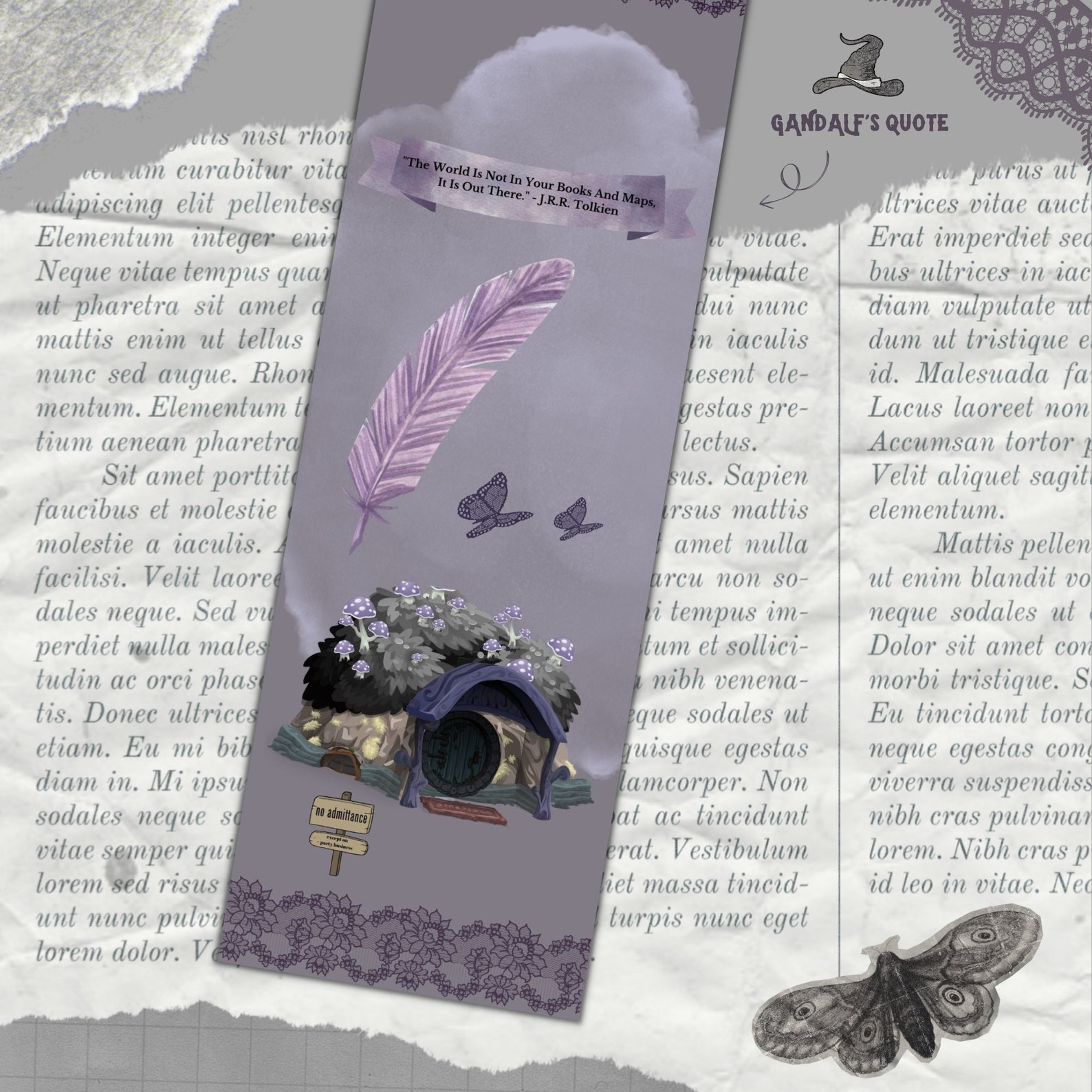 Printable Bookmarks With Quotes Printable Bookmark Set Printable Book ...