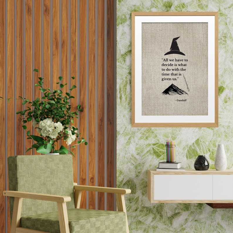 Gandalf Quote Lord of the Rings Printable Hobbit J.R.R. - Etsy