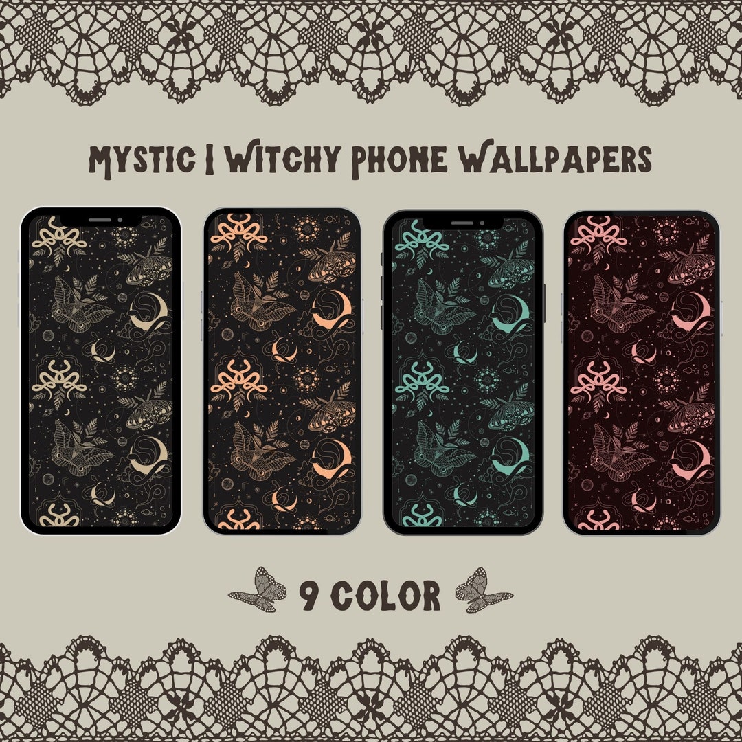 Mystic Phone Wallpaper | Witchy Phone Wallpaper | Aesthetic Phone ...