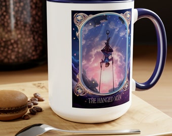 The Overthinker 11oz Black Ceramic Tarot Card Mug - Etsy