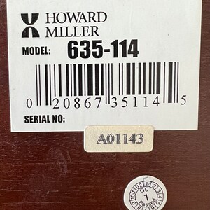 Howard Miller Albright 635-114 Cherry Mantel Clock - Etsy