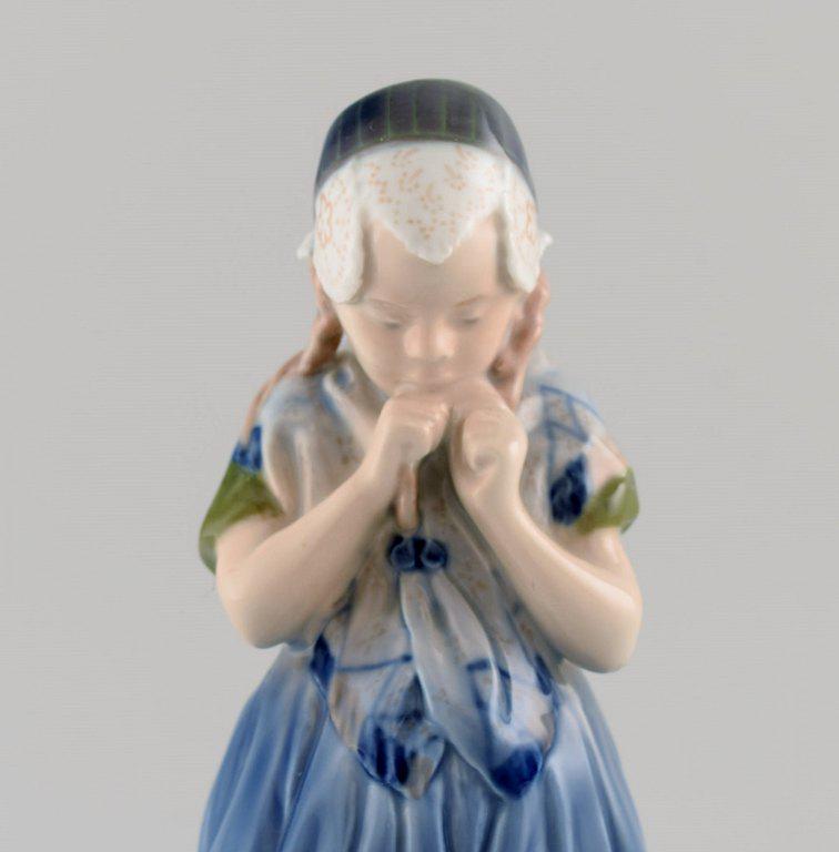 Royal Copenhagen Lotte Benter Figurine amager Girl 1314 Porcelain - Etsy