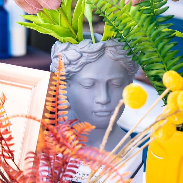 Bust Planter - Etsy