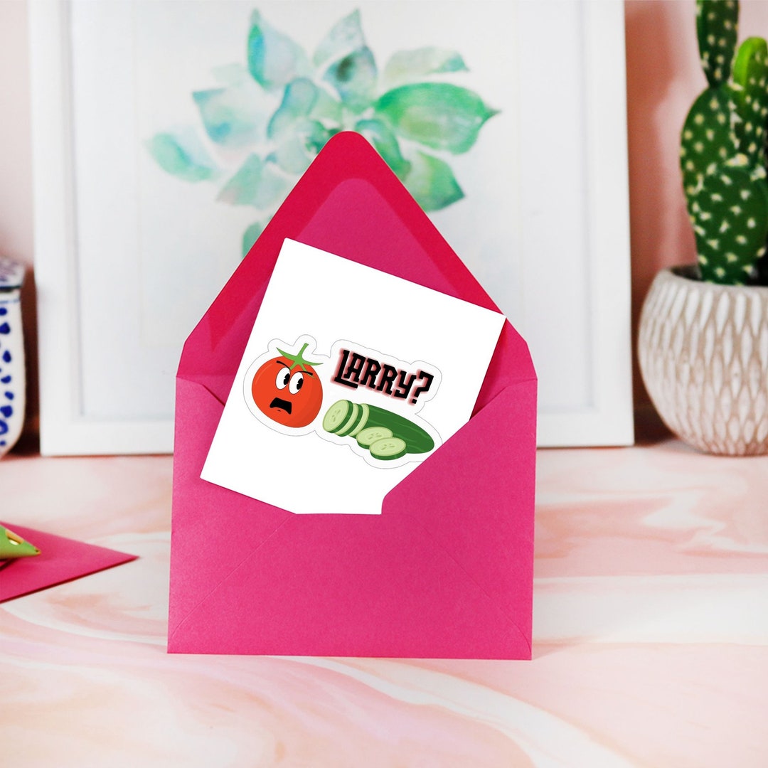 Veggie Children's Show Kiss Cut Stickers - 3" X 3" | 90s Kids Retro ...