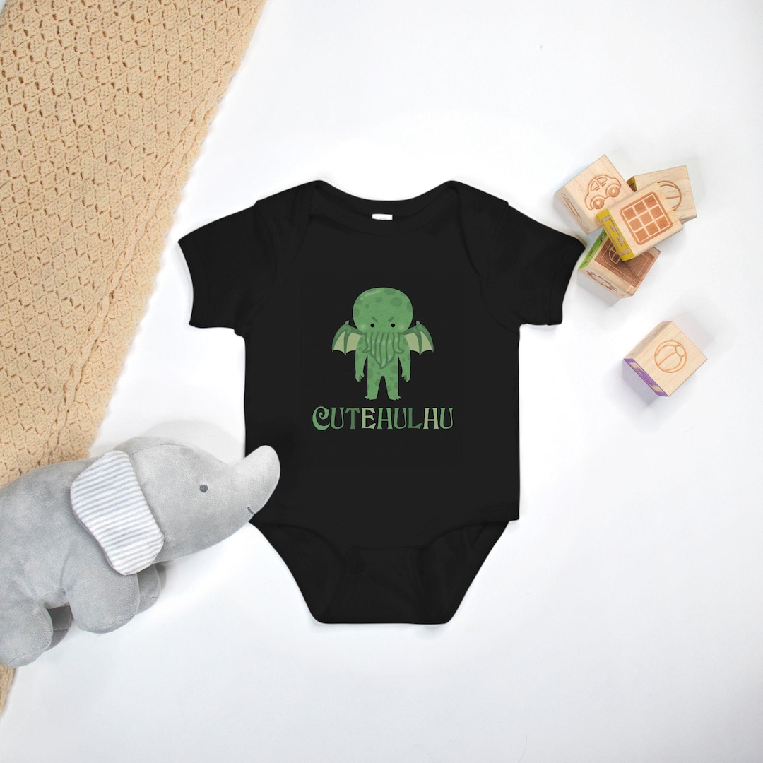 Cthulhu Baby One Piece Onesie Cryptid Pun Dungeons and Dragons Call of ...