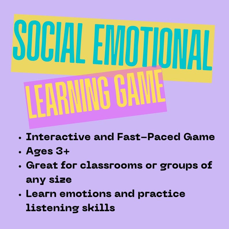 Boom Boom Clap Emotions Game for Classrooms and Groups | SEL Ages 3 ...