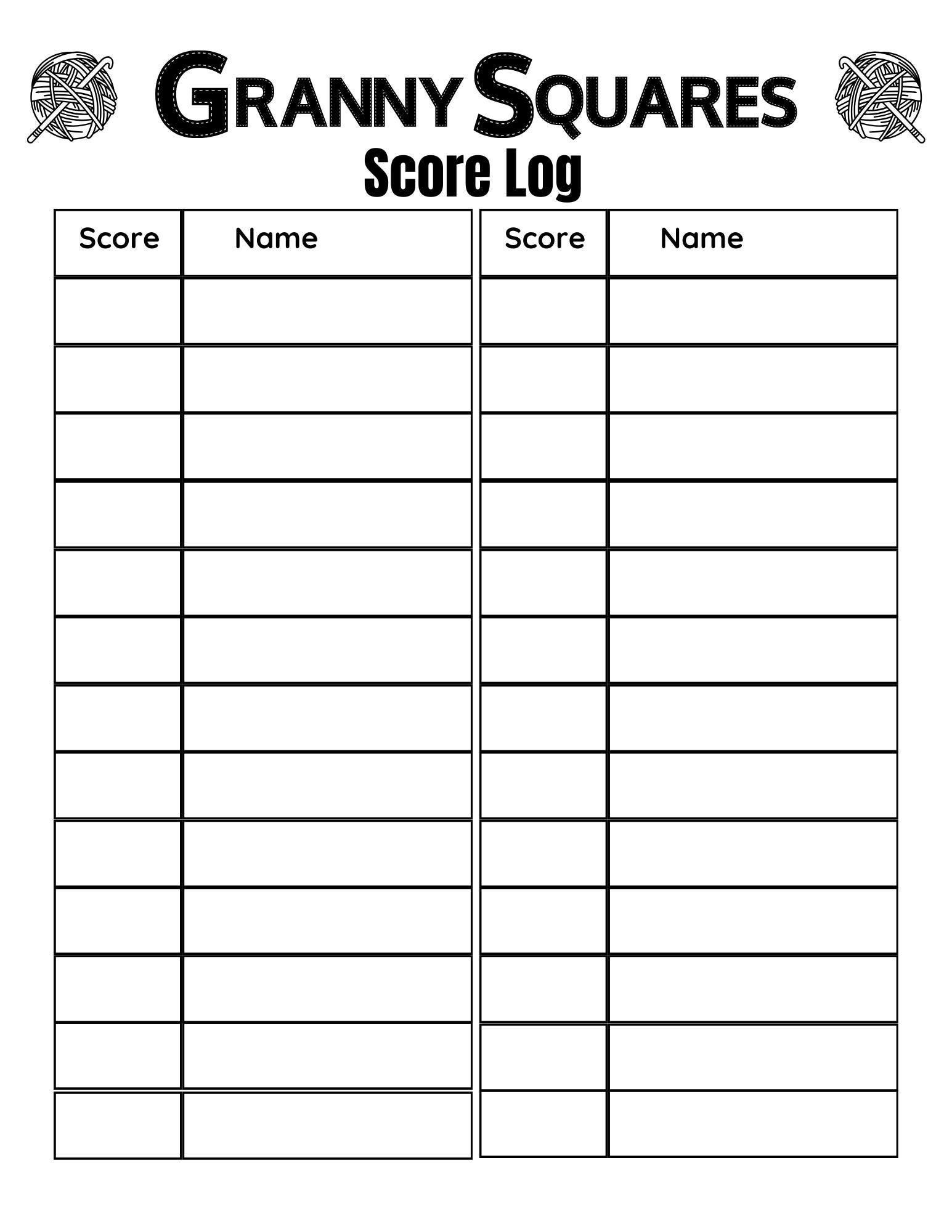 Granny Squares - A Roll and Write Board Game | Solo or Competitive Play ...