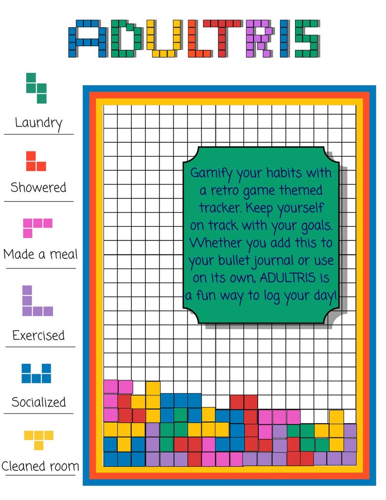 Adultris - Gamified Habit Tracker for Bullet Journals, EF ...
