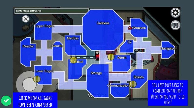 Among Us Themed Executive Functioning Task Management Activity Mental ...