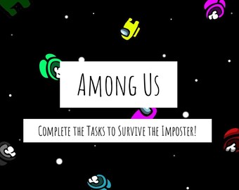 Among Us Themed Executive Functioning Task Management Activity Mental ...