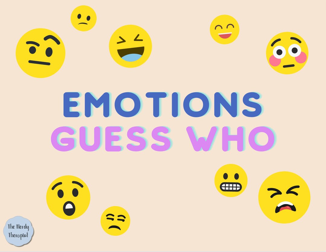 Emotions Guess Who - Etsy