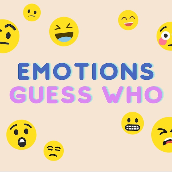 Guess Who Template - Etsy