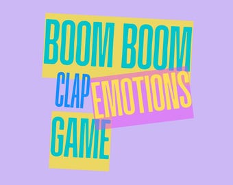 Boom Boom Clap Emotions Game for Classrooms and Groups | SEL Ages 3 ...