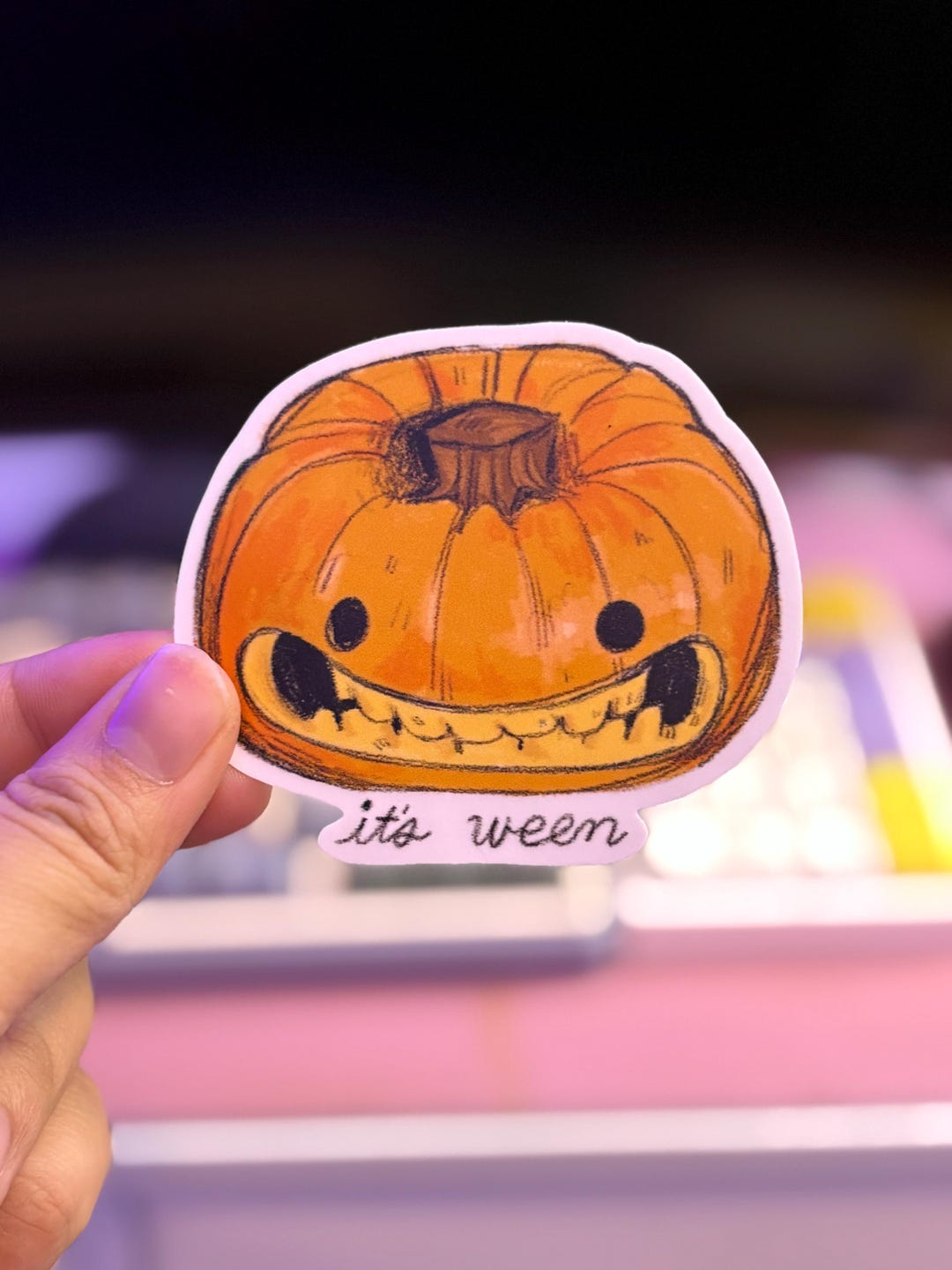 It's Ween - Silly Halloween Meme Sticker - Etsy