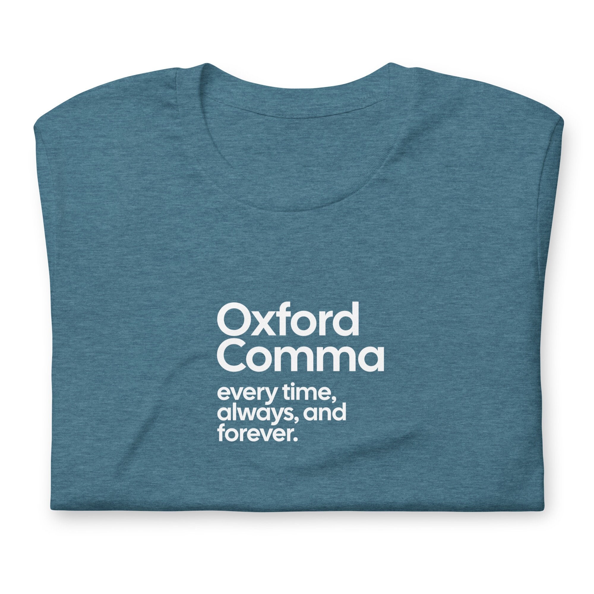 Oxford Comma Shirt Fan Editor Grammar Punctuation Pedant Word Nerd ...
