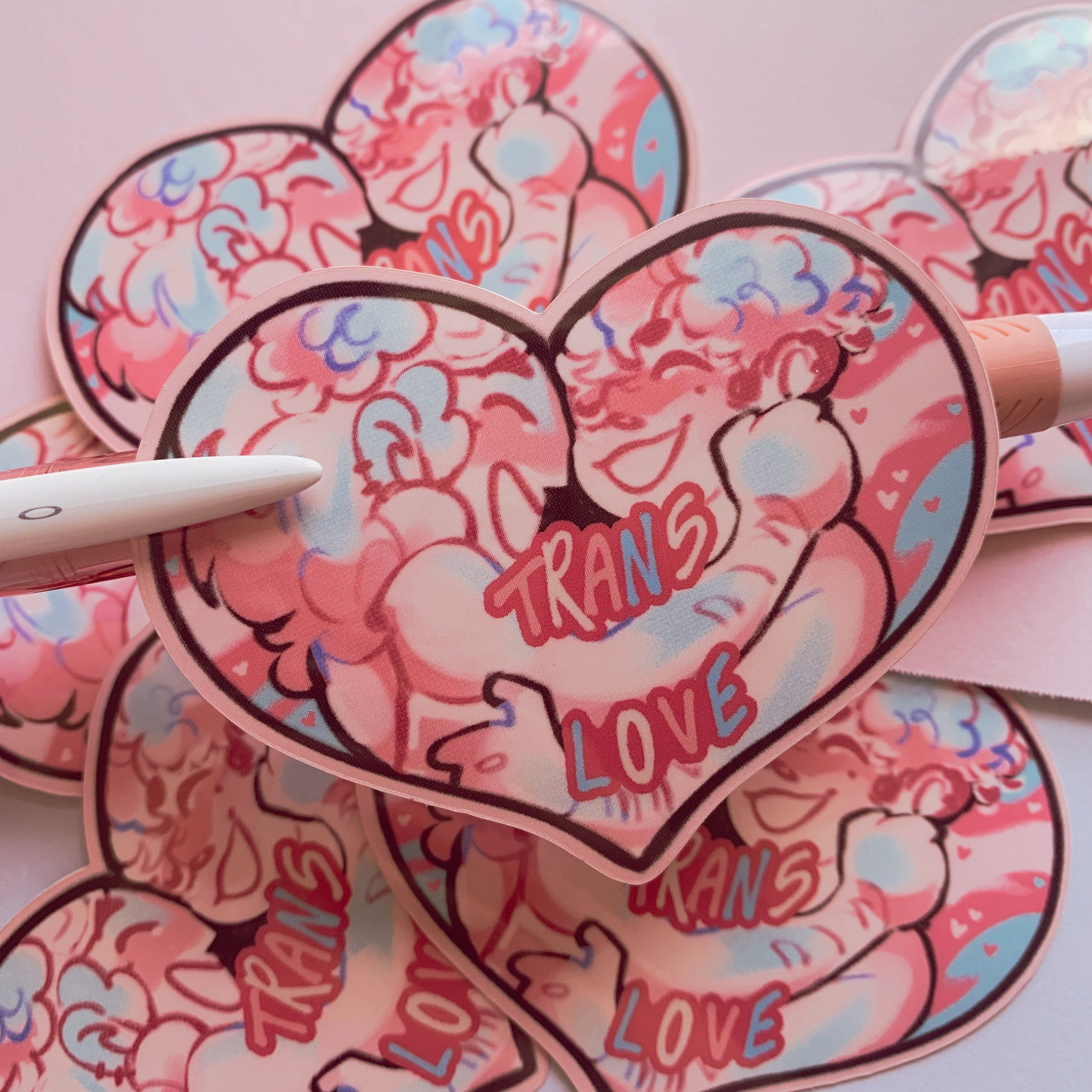 Trans Love Sticker - Etsy