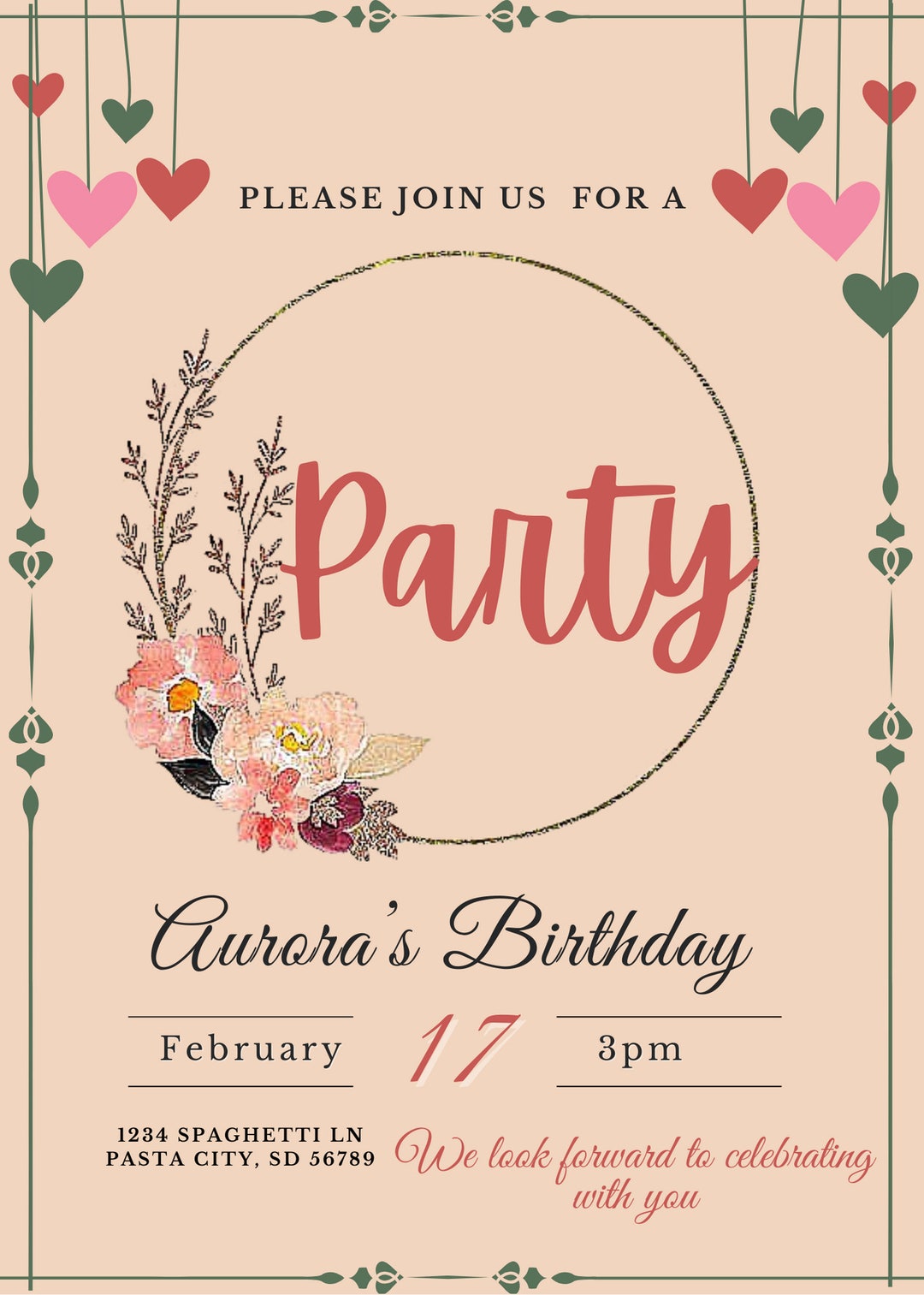 Birthday Invitation - Etsy
