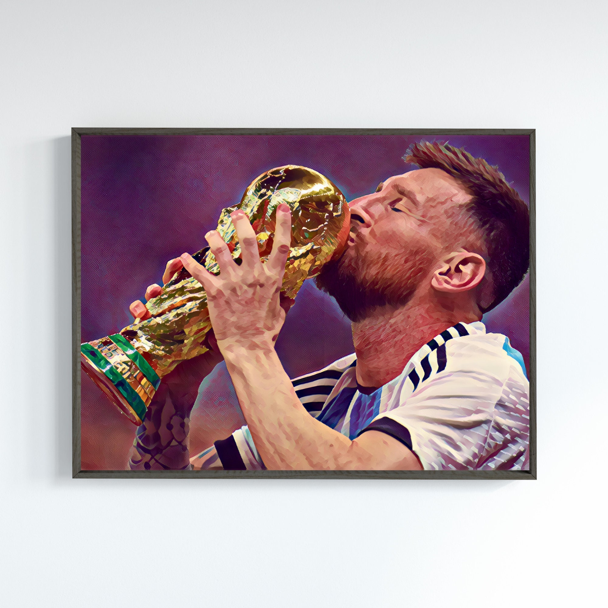 Lionel Messi Poster Argentina Soccer Print Messi World Cup - Etsy