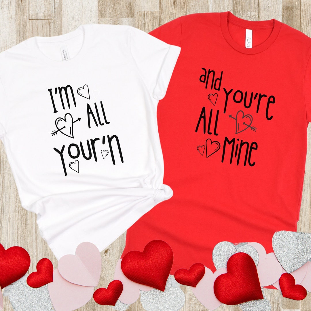 Valentine's Day Matching Shirts, Perfect Couples Valentine's Day Gift ...