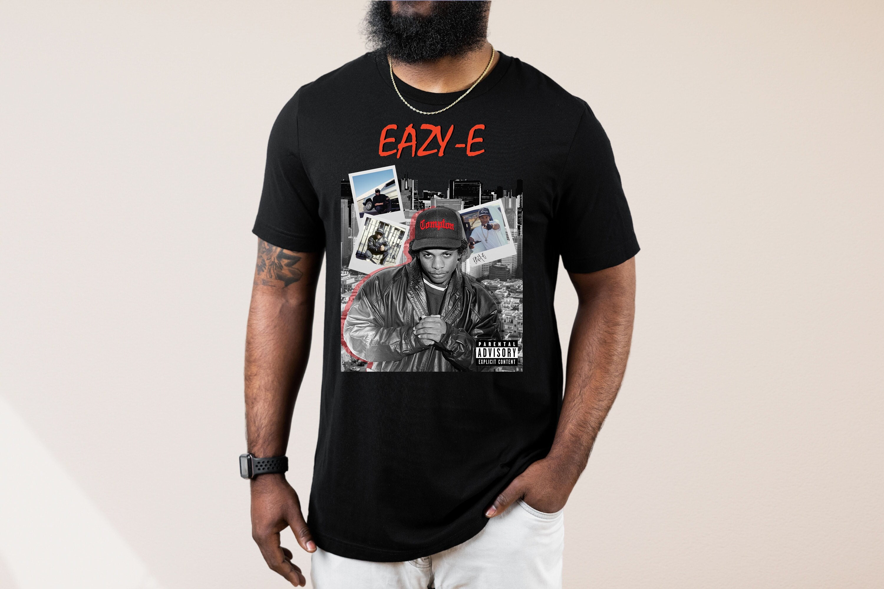 Eazy-e T-shirt Vintage Easy E T-shirt 90s T-shirt Vintage Tshirt Hiphop ...