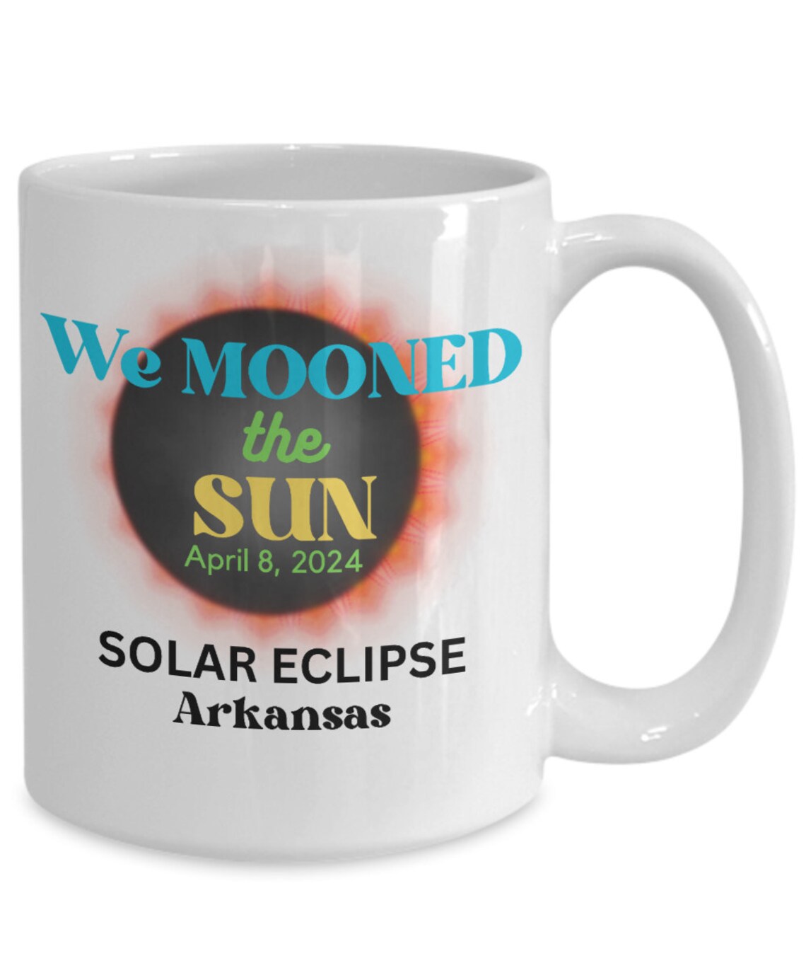 Eclipse, Arkansas, Solar Eclipse 2024, Sun Stone, Sun and Moon Wall Art ...