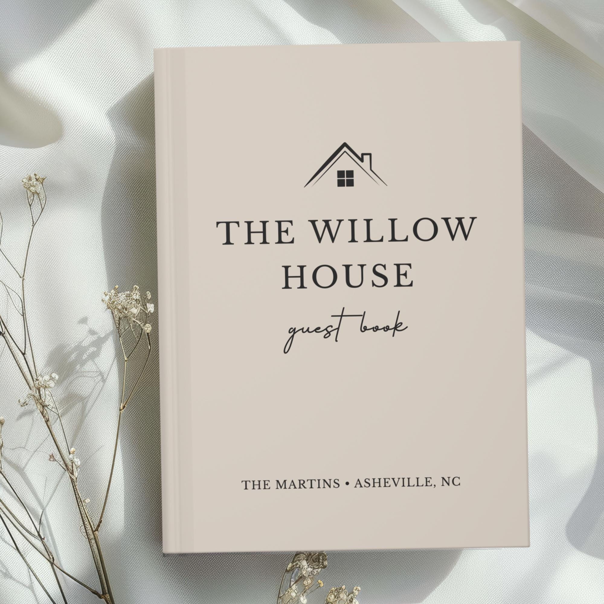 Beach House Guest Book Airbnb Guest Book Custom Rental House Welcome ...