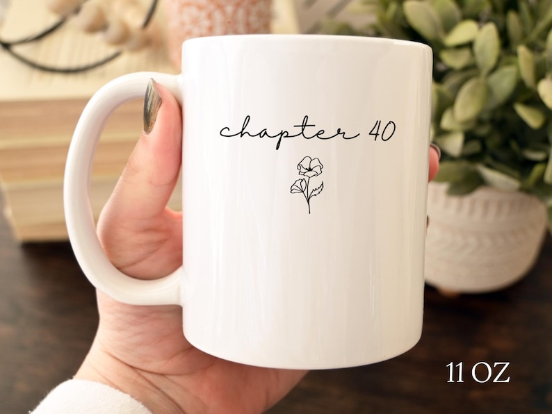 40th Birthday Mug Custom 40 Birthday Gift for Her Personalized Birthday ...