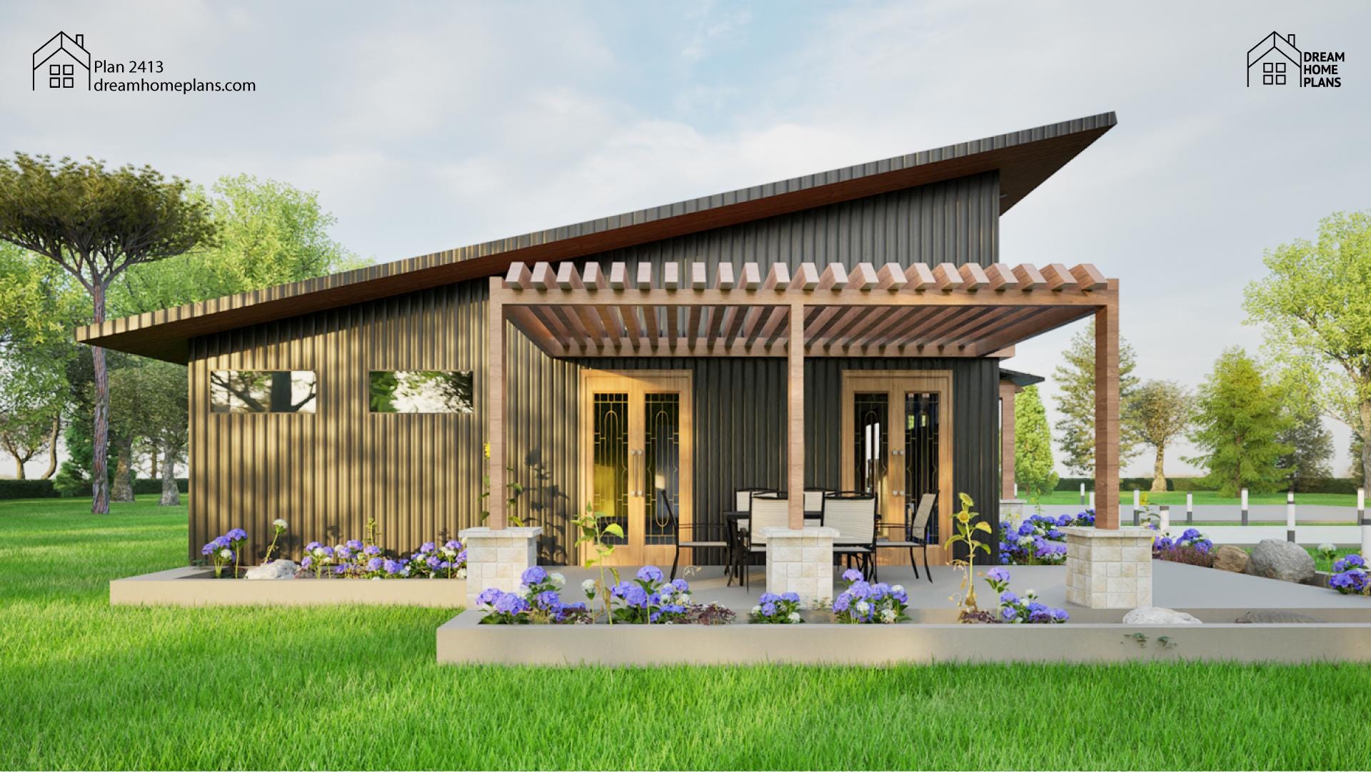 Barndominium Farmhouse Plans: 3 Bedroom Architect Drawings (digital ...
