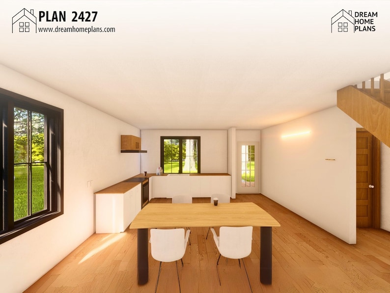 Modern Cottage House Plans 30x30 | Custom House Architectural ...