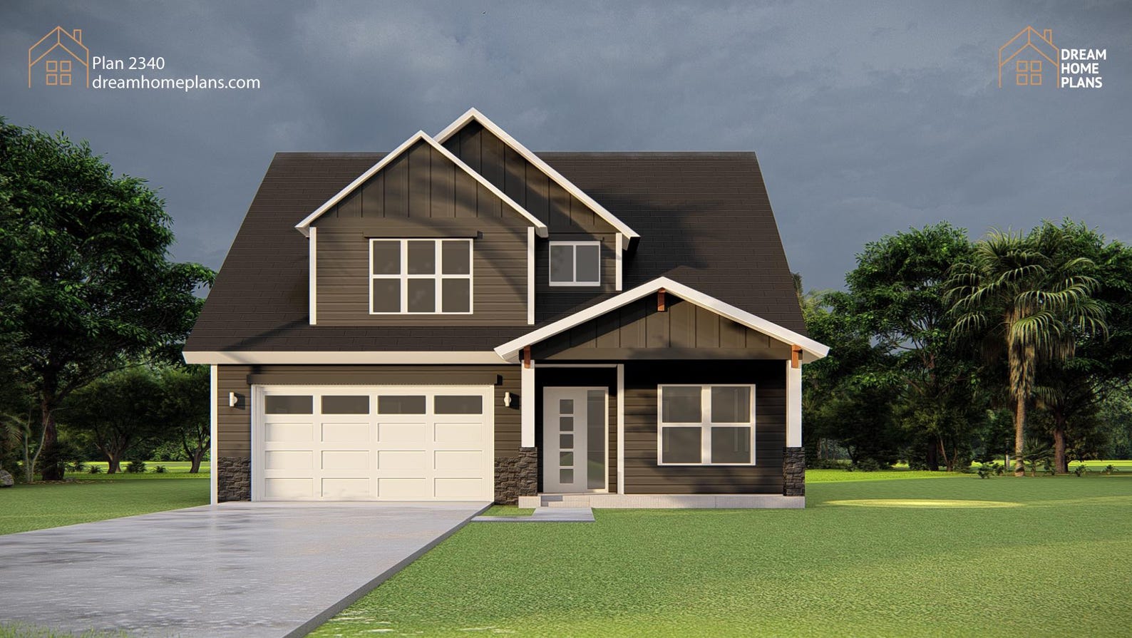 Modern 3-bedroom Homestead House Plan With Office (PDF Download) - Etsy