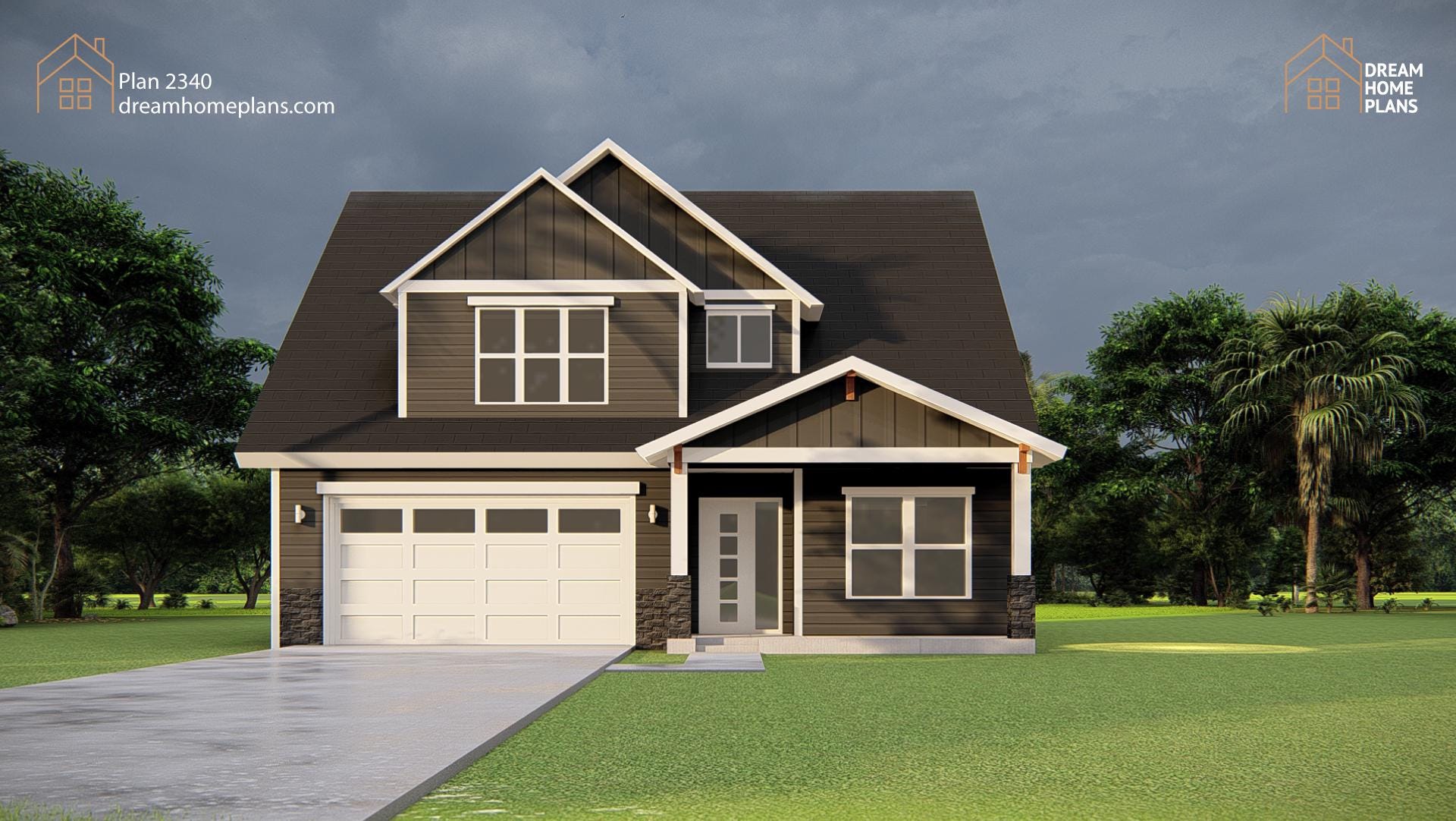 Modern 3-bedroom Homestead House Plan With Office (PDF Download) - Etsy