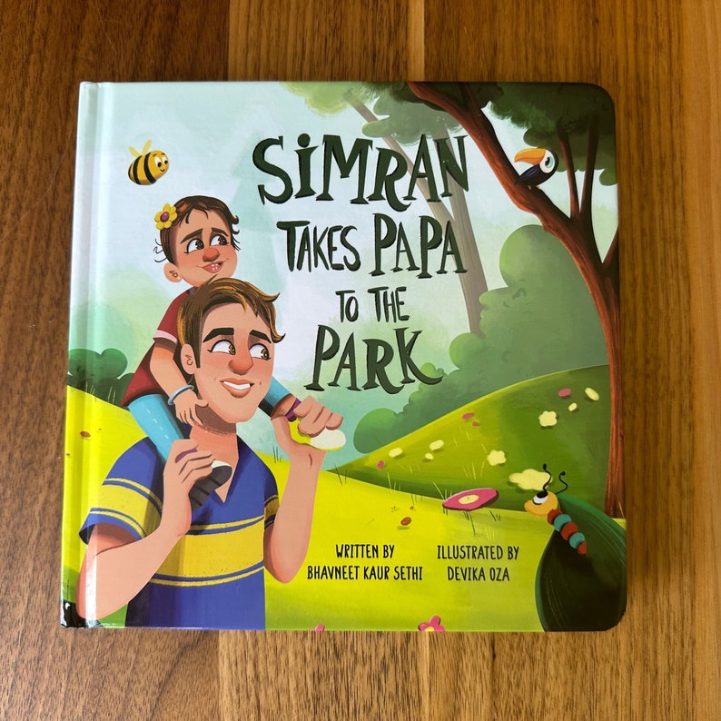 Simran Takes Papa to the Park - Etsy
