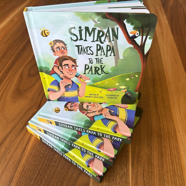 Simran Takes Papa to the Park - Etsy